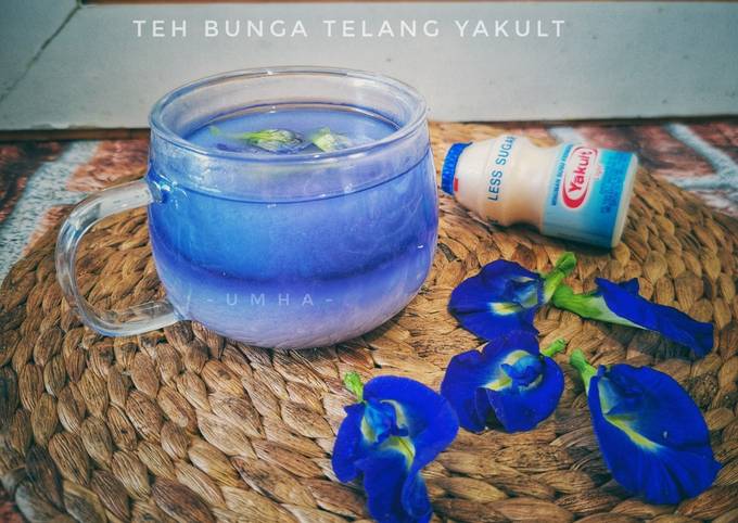 Resep Teh Bunga Telang Yakult oleh Ayu Umha - Cookpad