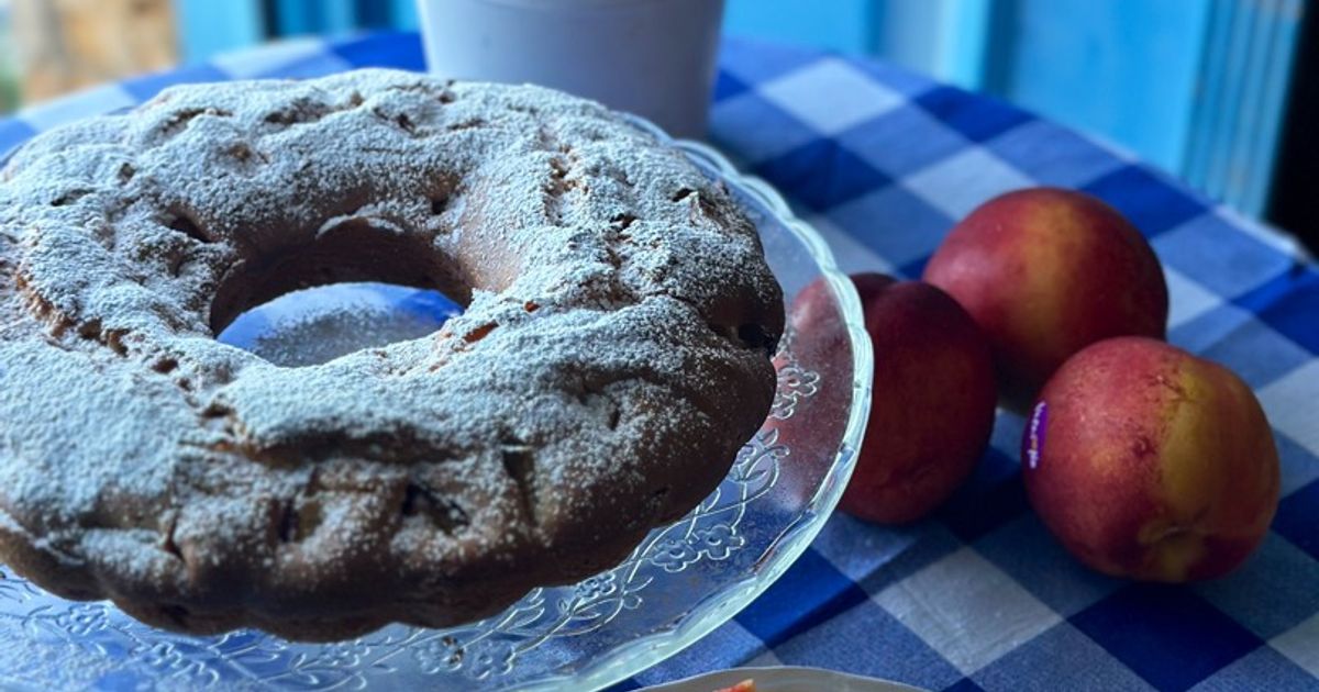 κεικ με νεκταρινια Σπιτικές συνταγές - Cookpad