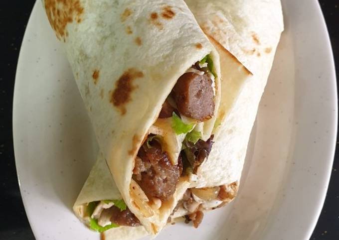 Resipi Beef patty wrap oleh Az - Cookpad