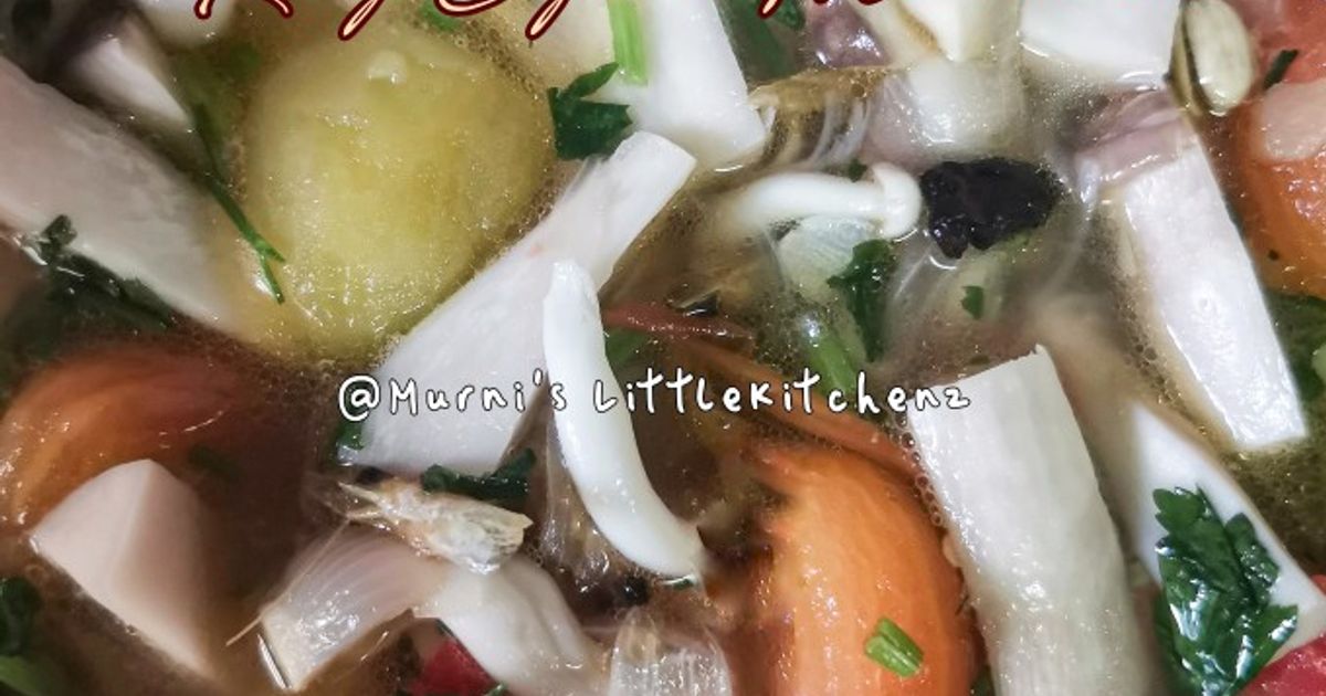 Resipi Sup Cendawan King Oyster Mushroom oleh Murni's LittleKitchenz ...