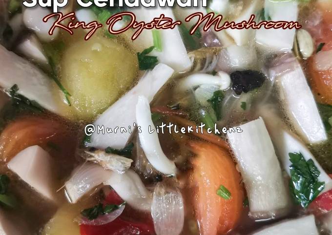 Resipi Sup Cendawan - King Oyster Mushroom oleh Murni's LittleKitchenz ...