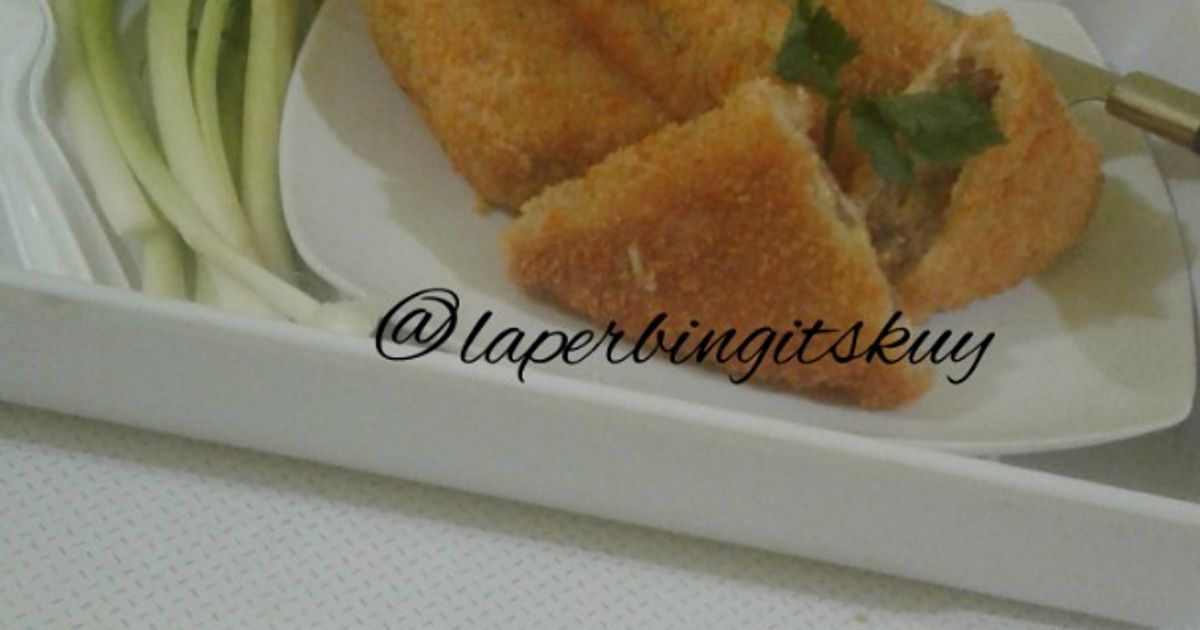Resep Sandwich Beef Cheese Mayo / Roti Goreng Krispy Isi Daging Keju ...