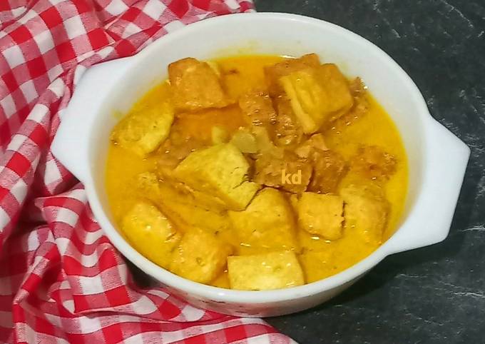 Resep Sayur tahu tempe santan simpel oleh Bunda Maulida - Cookpad