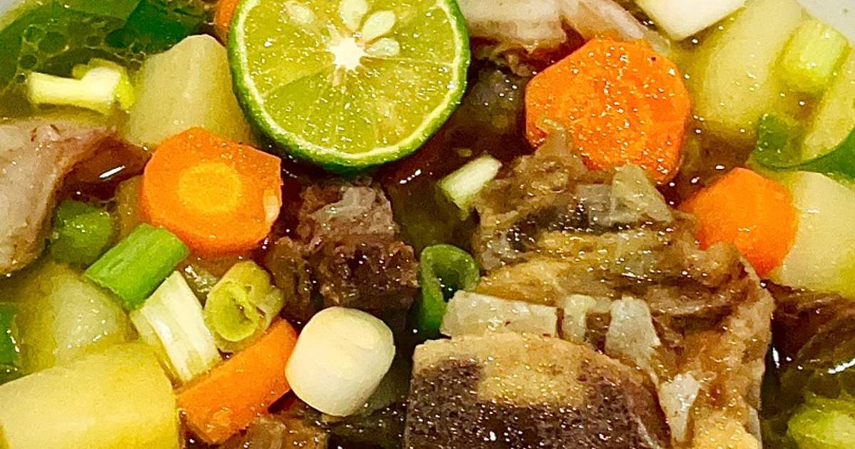 898 resep sop iga rempah presto enak dan mudah - Cookpad