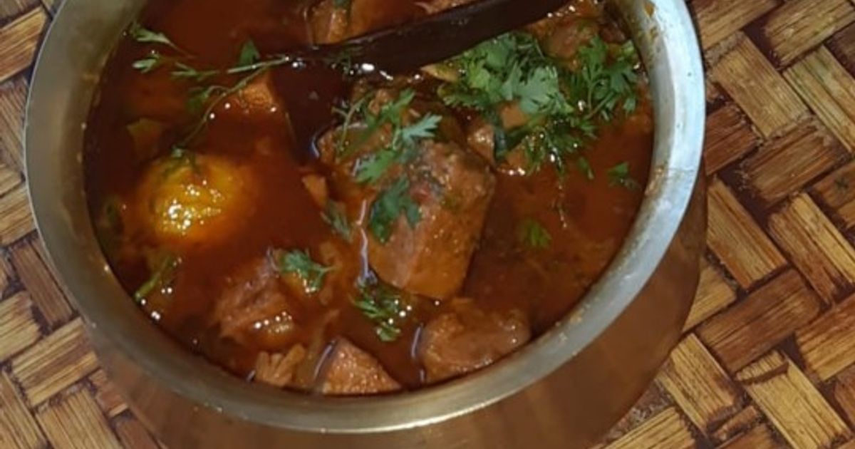 Potato And Jackfruit (Kathal)sabzi Recipe by jaya Srivastava - Cookpad