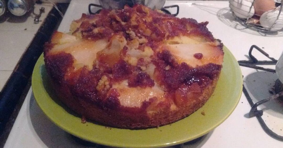 Torta De Pera Invertida Receta de Yamila- Cookpad