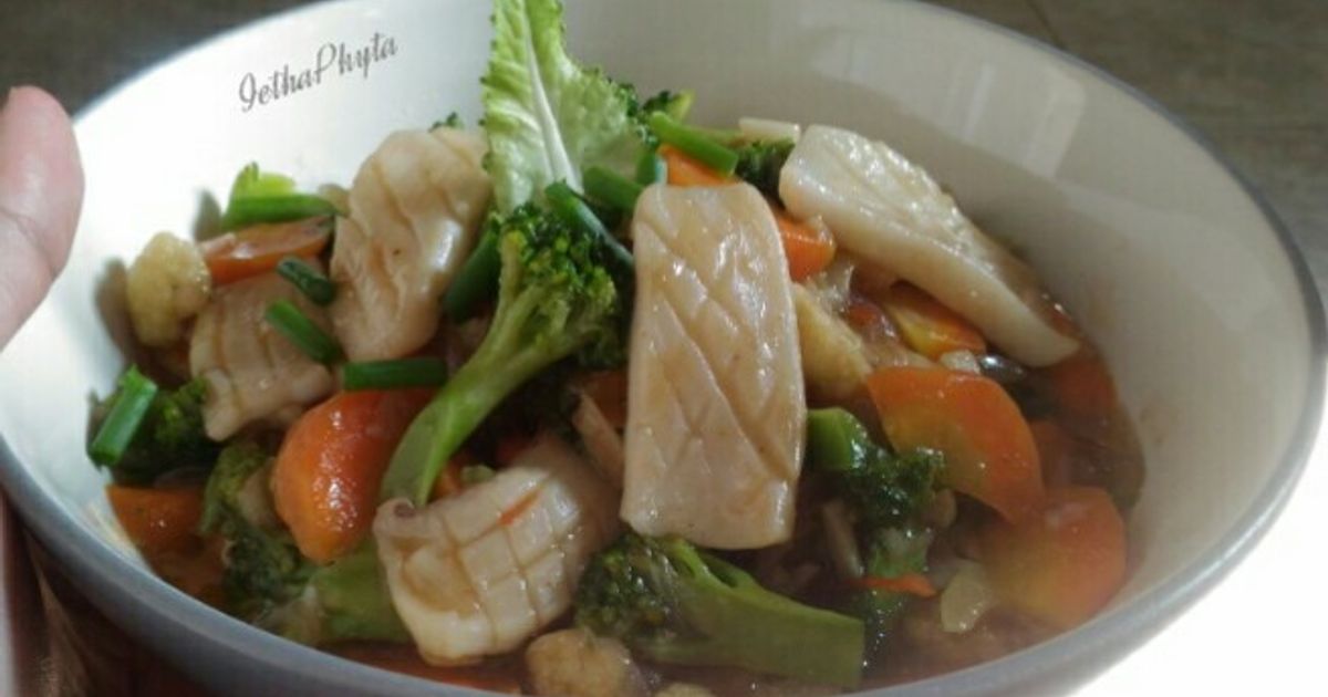 Resep Capcay Cumi oleh Anita.N - Cookpad