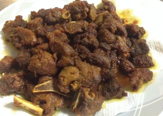 Mutton fry Recipe by Divya Nigeth - Cookpad