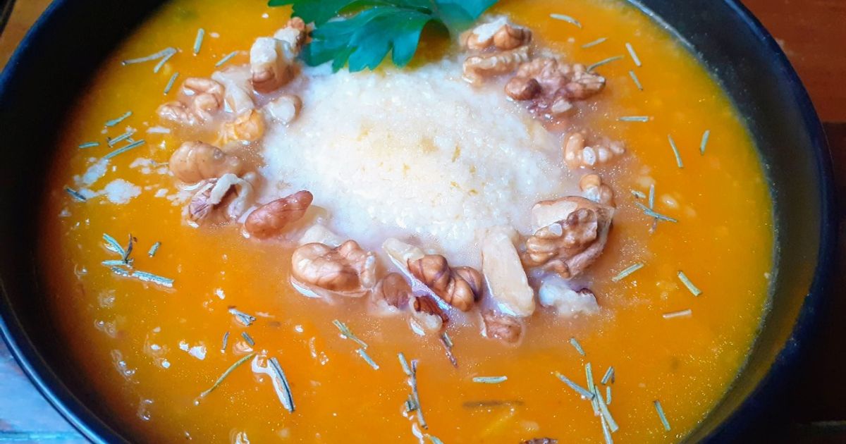 sopa crema de calabaza parmesano - 4 recetas caseras- Cookpad