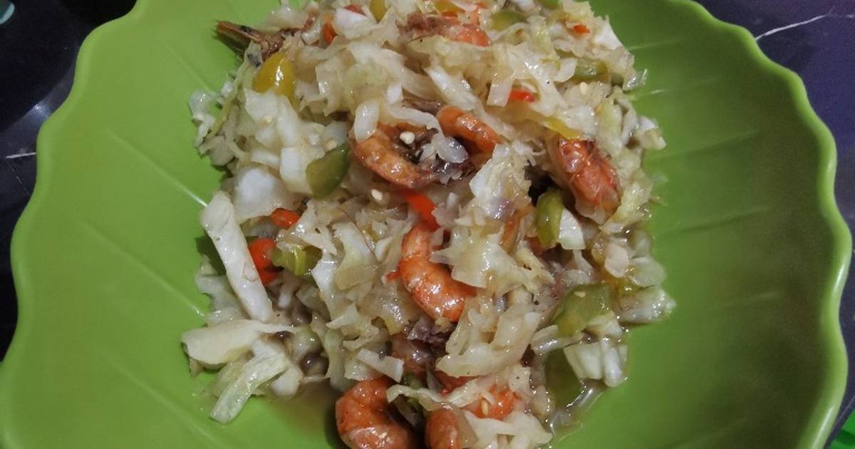 Resep Tumis kubis n udang oleh Nda Diana - Cookpad