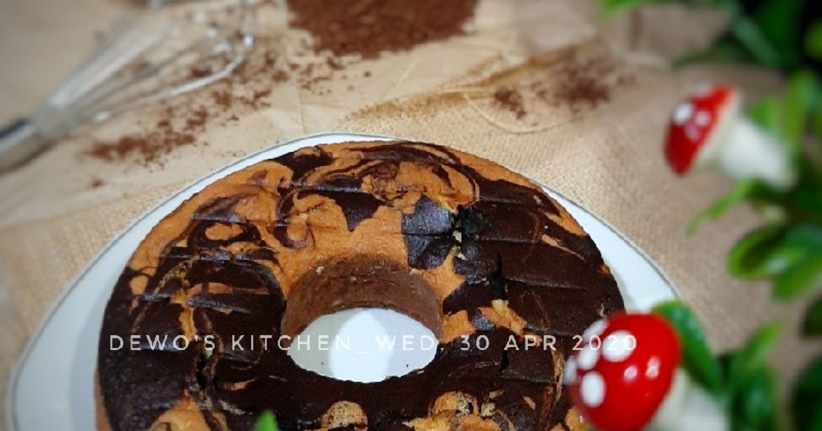 Resep Marble Cake / Marmer Cake oleh Dewo Saputro Dewi Heru (Dewo'S ...