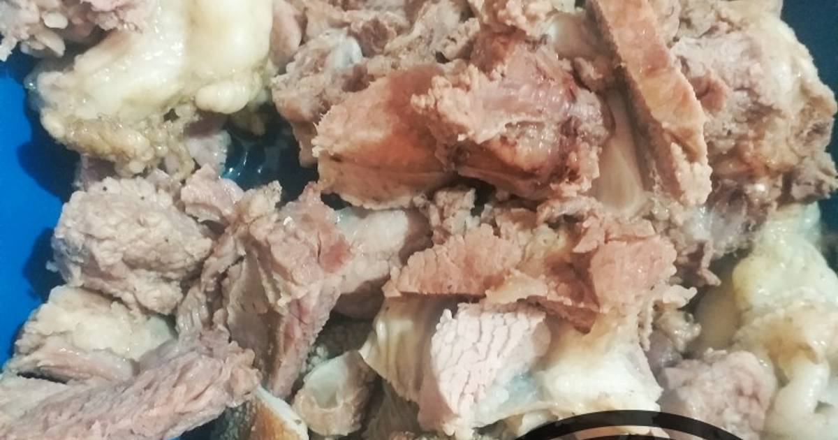 Resep Rebus daging empuk / metode 5 30 7 / tips merebus daging kambing ...