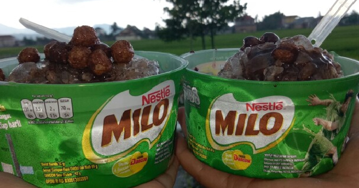 Resep Es Kepal Milo Kekinian🍧 oleh Liori - Cookpad