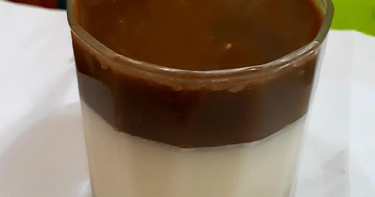 Resep Silky Puding Putih Coklat oleh Indah Riduwan - Cookpad
