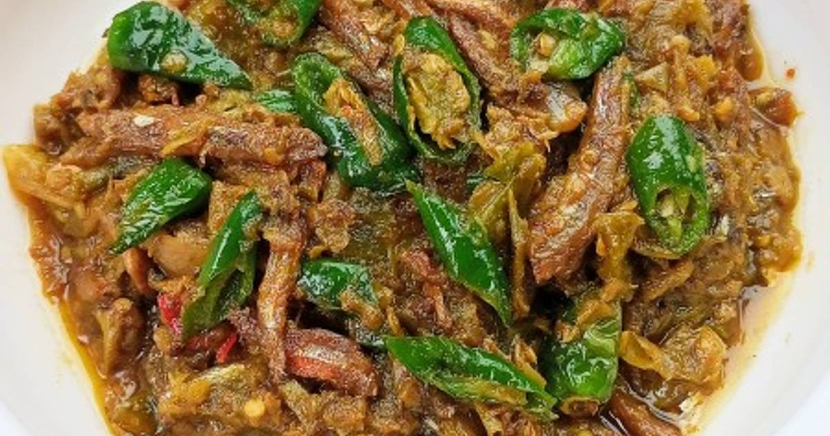 Resep Sambel Teri Cabe Hijau oleh Kirana Zaqueena - Cookpad