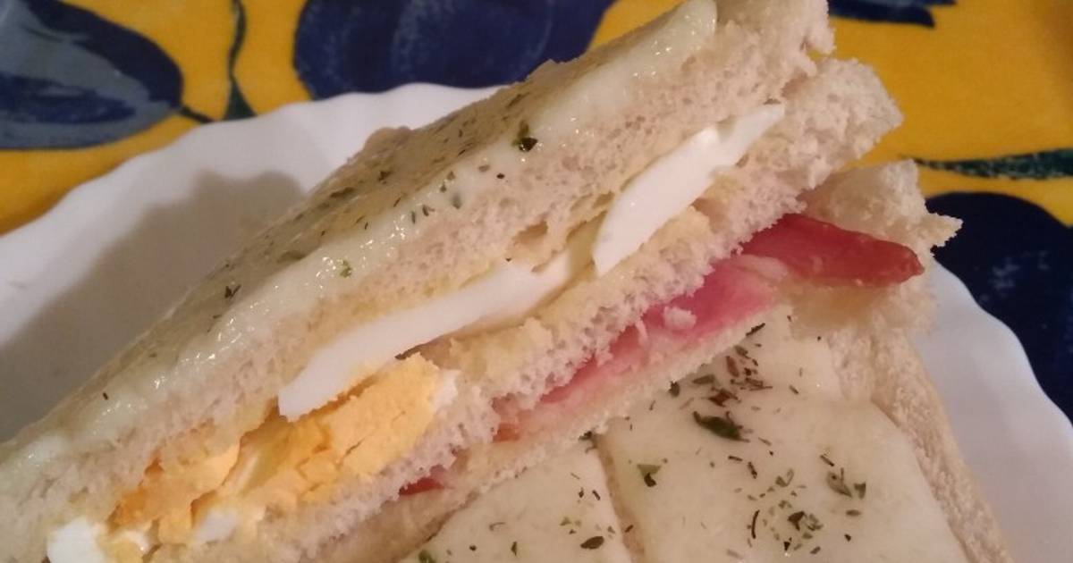 Sandwich doble - 22 recetas caseras- Cookpad
