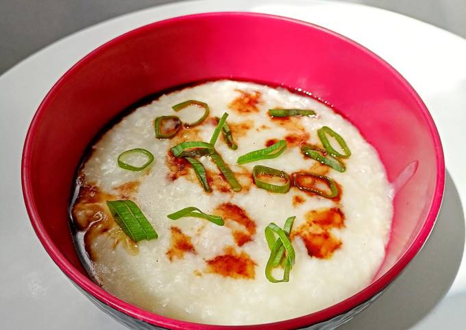 Resep Bubur Ayam Chinese 🐔 oleh Febriyana | IG: @febbriyana - Cookpad