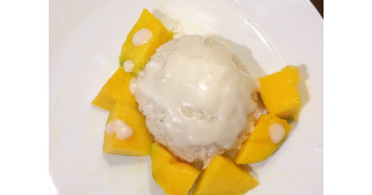 Resep Manggo sticky rice oleh Bunga Indah Puspita - Cookpad