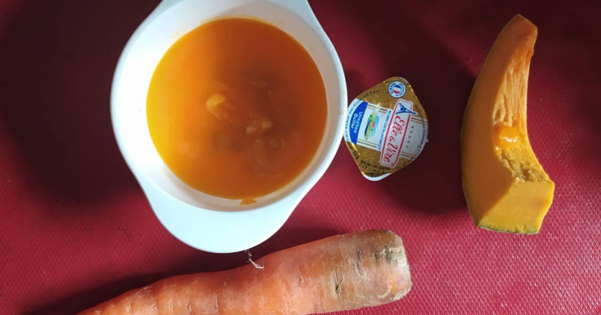 Resep MPASI labu wortel & Unsalted Butter oleh Dinjayyy - Cookpad