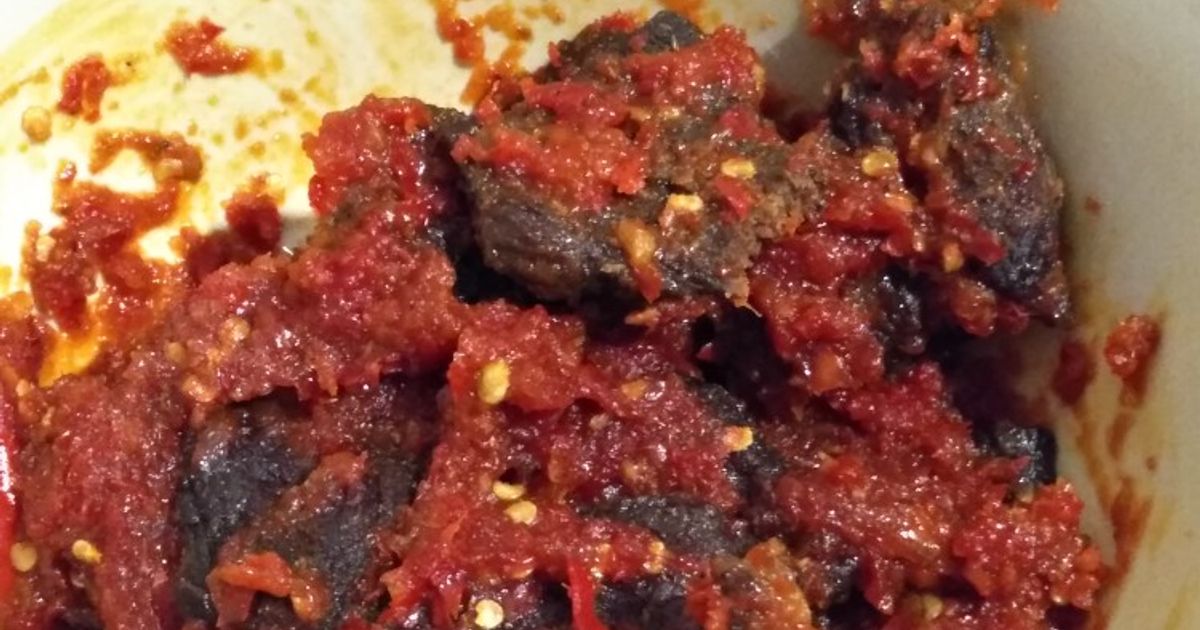 Dendeng Balado Recipe By Fero Yesilia