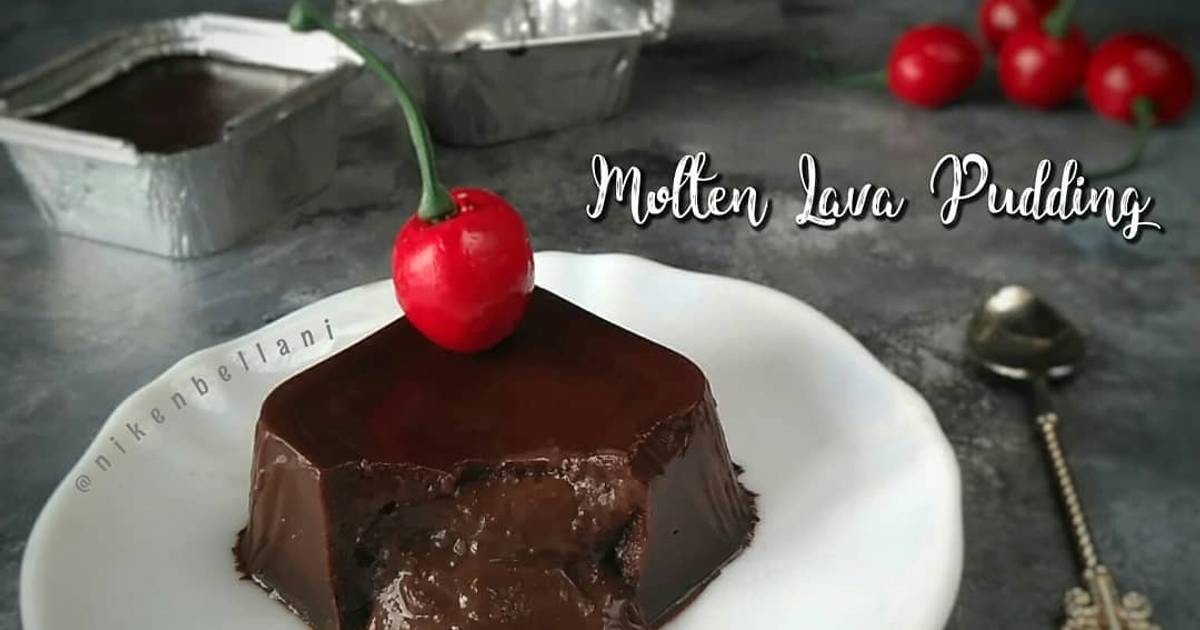 Resep Chocolate Molten Lava Pudding oleh Niken Bellani - Cookpad