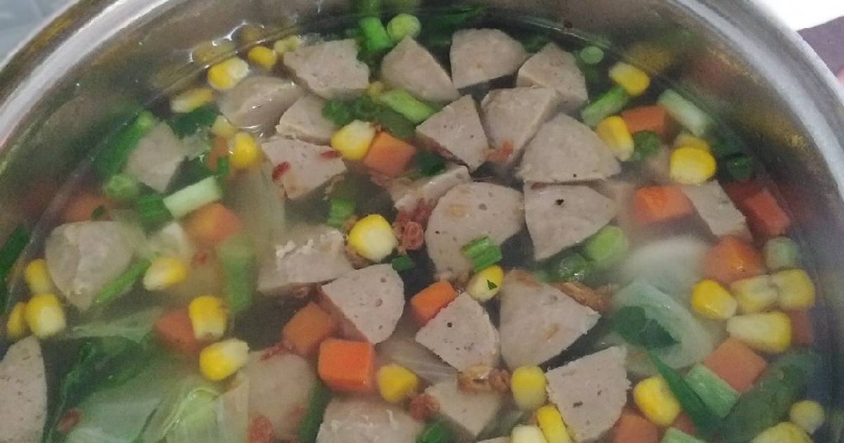 Resep Sup bakso kaldu jamur royko oleh Dapur Ndawik - Cookpad