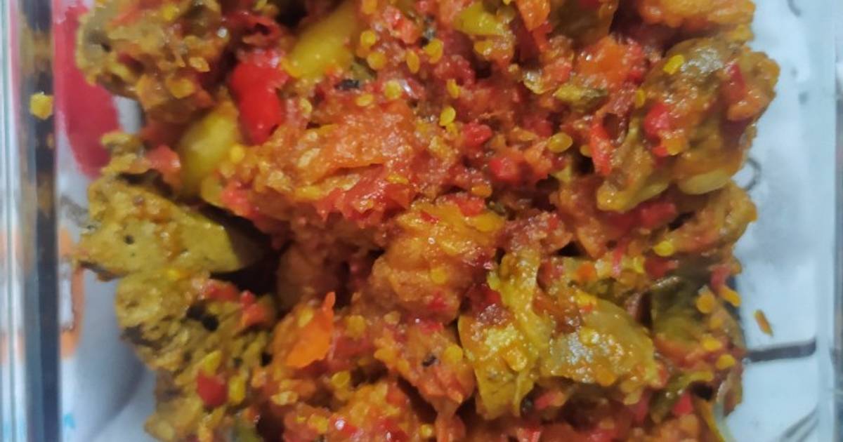 Resep Sambel Goreng Ati Ampela Tempe oleh Saomi Mayhai - Cookpad