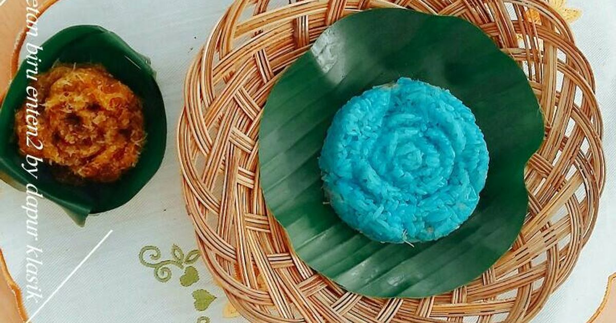 Resep Ketan Biru Enten2 oleh DAPUR BU DEDDY - Cookpad