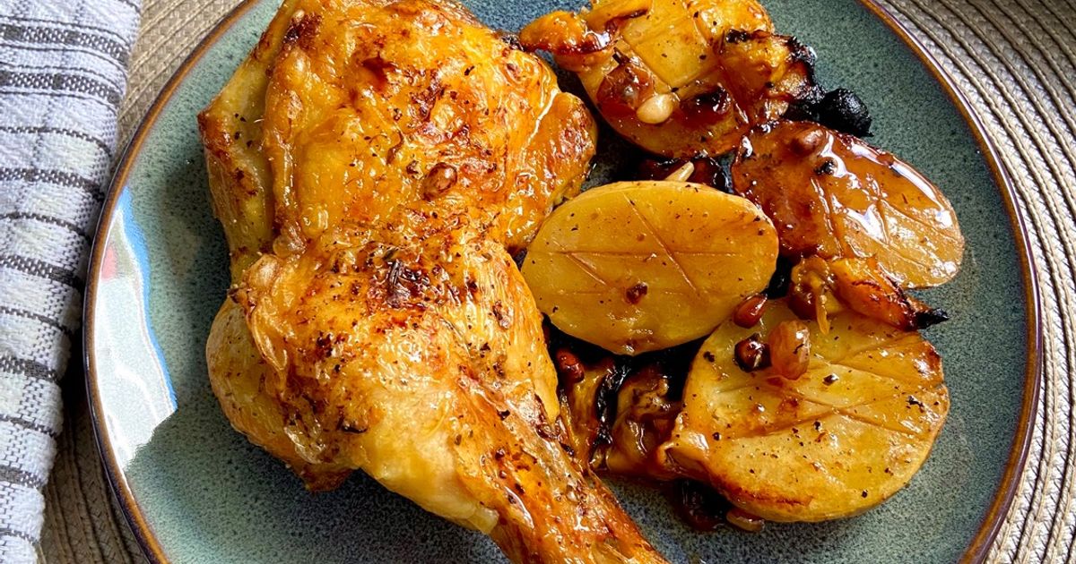 muslos de pollo airfryer y patatas - 15 recetas caseras- Cookpad