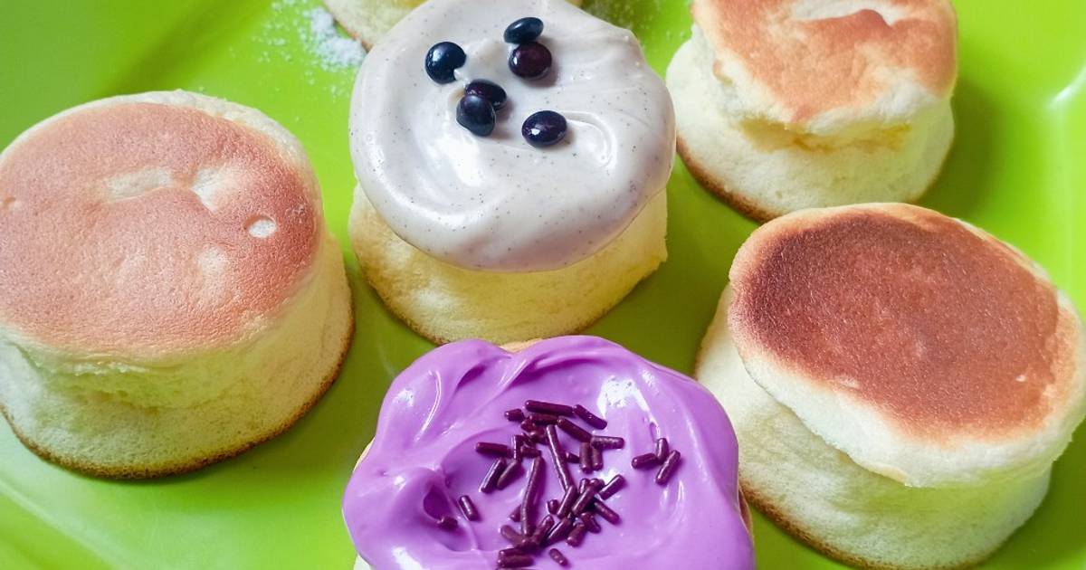 25 resep souffle pancake topping coklat enak dan mudah - Cookpad