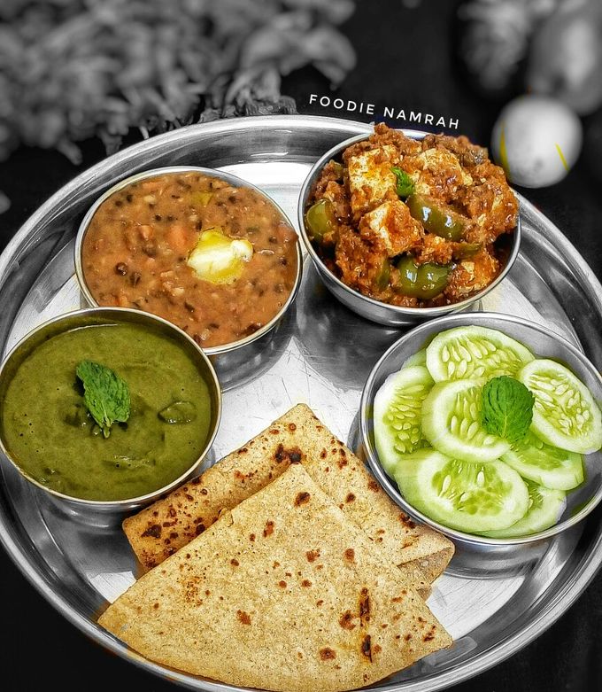 Vegetarian Punjabi Thali