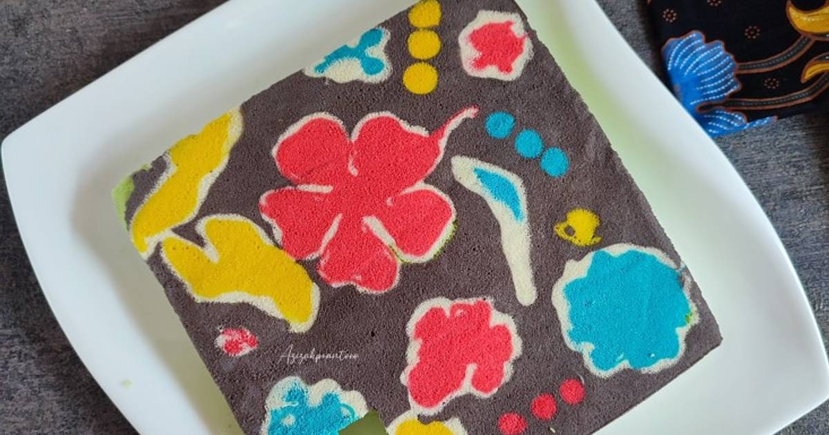 Resep Bolu Pandan Batik oleh AzizahPrantoro - Cookpad