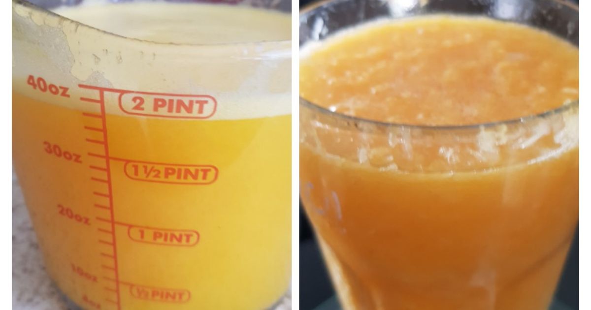 My 2 Fresh Orange Juices Smooth & With Bits. Recipe by Maureen 😀 - Cookpad