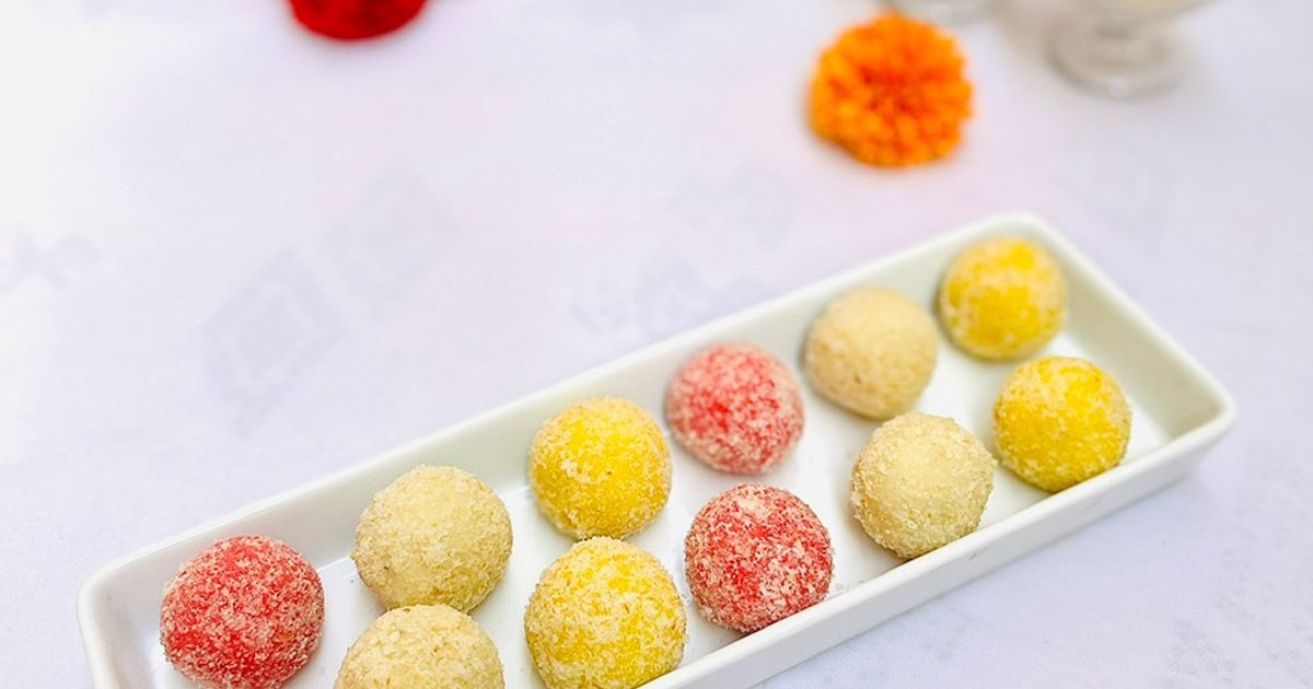 Coconut Laddo Recipe by Maryam Harande - Cookpad