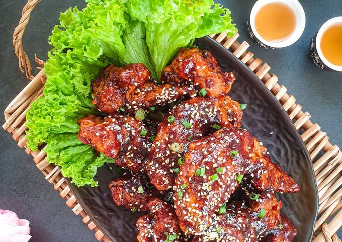Resipi Korean Fried Chicken (Yangnyeom Chicken, 양념치킨) oleh Jeehan ...