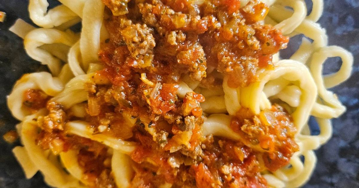 Tallarines caseros Receta de Papi Joe- Cookpad