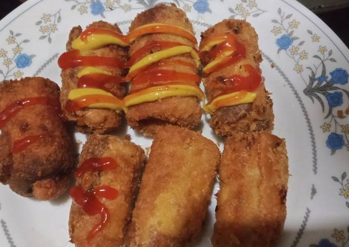 Resep Sosis roll saos spaghetti 👌 oleh Weecky joe - Cookpad