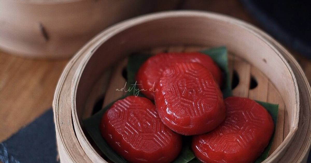 Resep Kue Ku (Ang Ku Kueh) oleh Aditya Damayanti - Cookpad