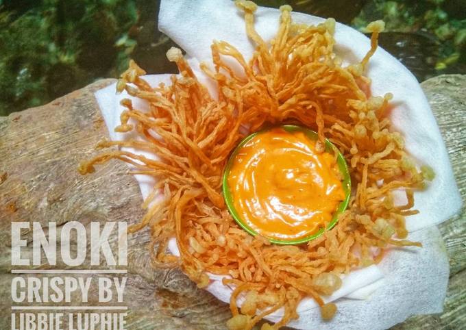 Resep Jamur Enoki Krispi oleh Libbie Luphie - Cookpad