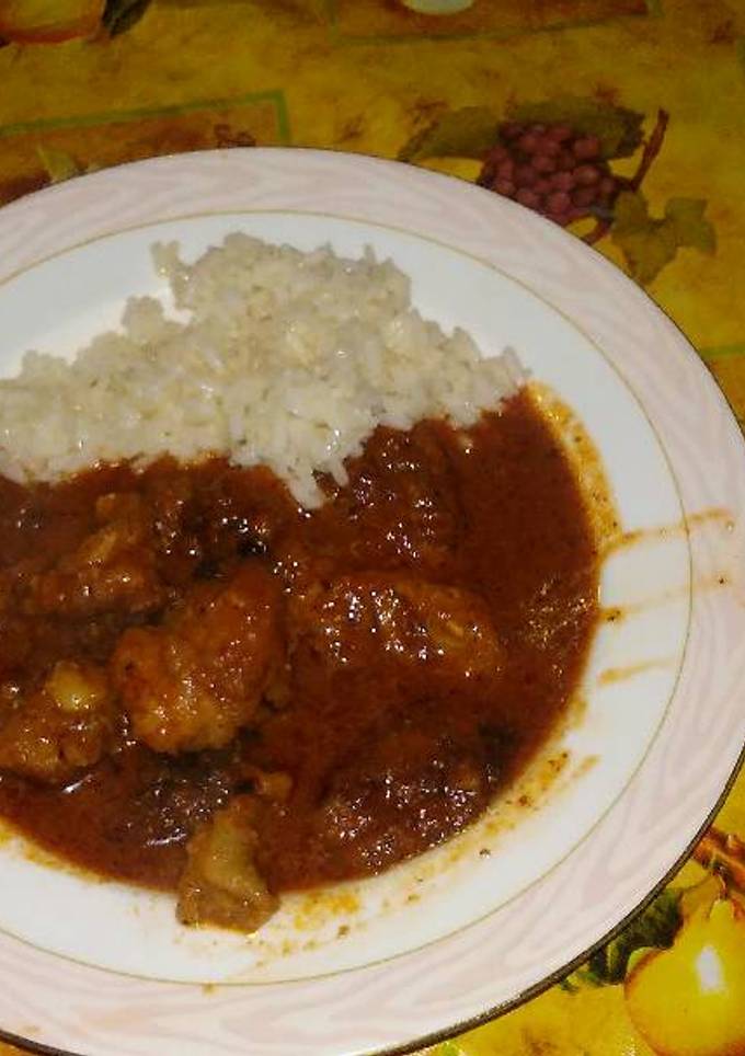 Pollo en salsa con repollo Receta de Luisa Diaz - Cookpad