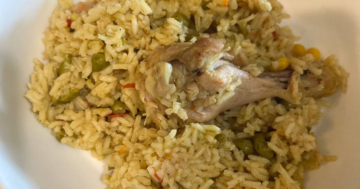 Arroz con pollo y arveja - 745 recetas caseras- Cookpad