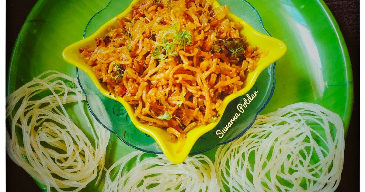 कुरडई ची भाजी (Kurdai Chi Bhaji Recipe In Marathi) रेसिपी Suvarna ...