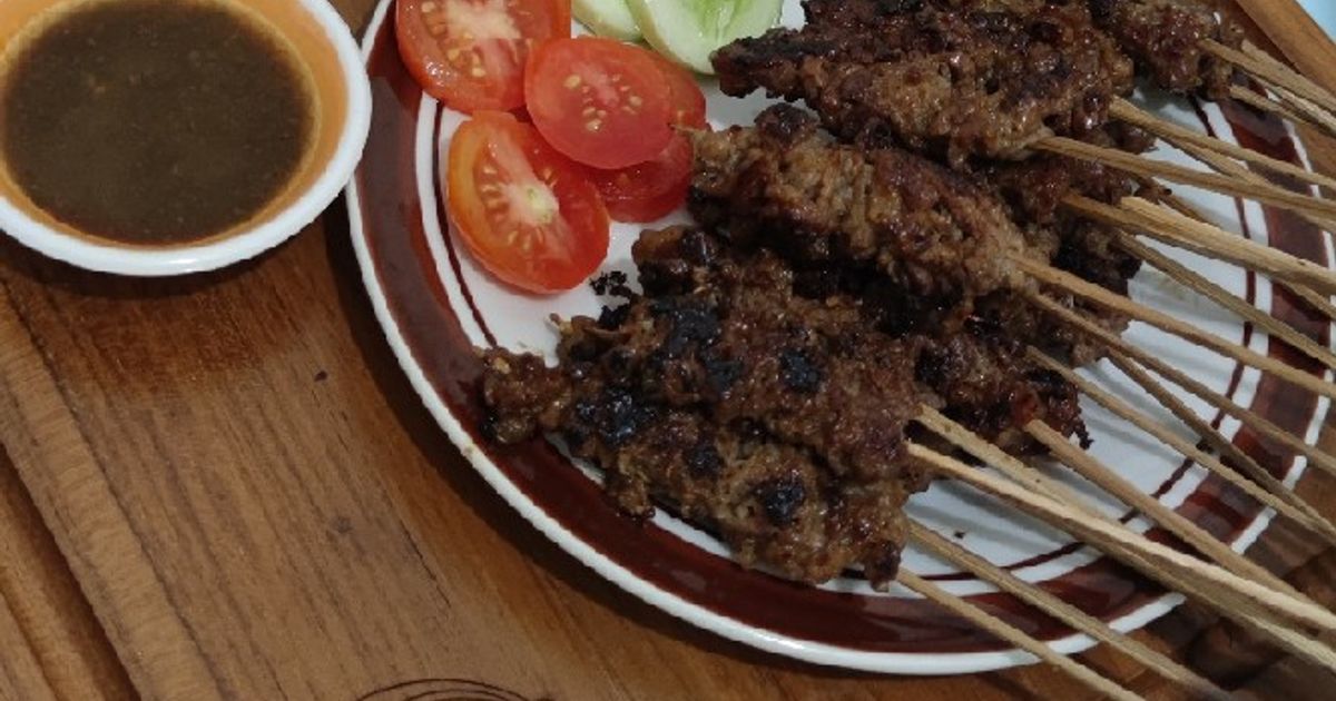Resep Beef Satay / Sate Beef Nikmat Aduhay oleh Bundadari - Cookpad