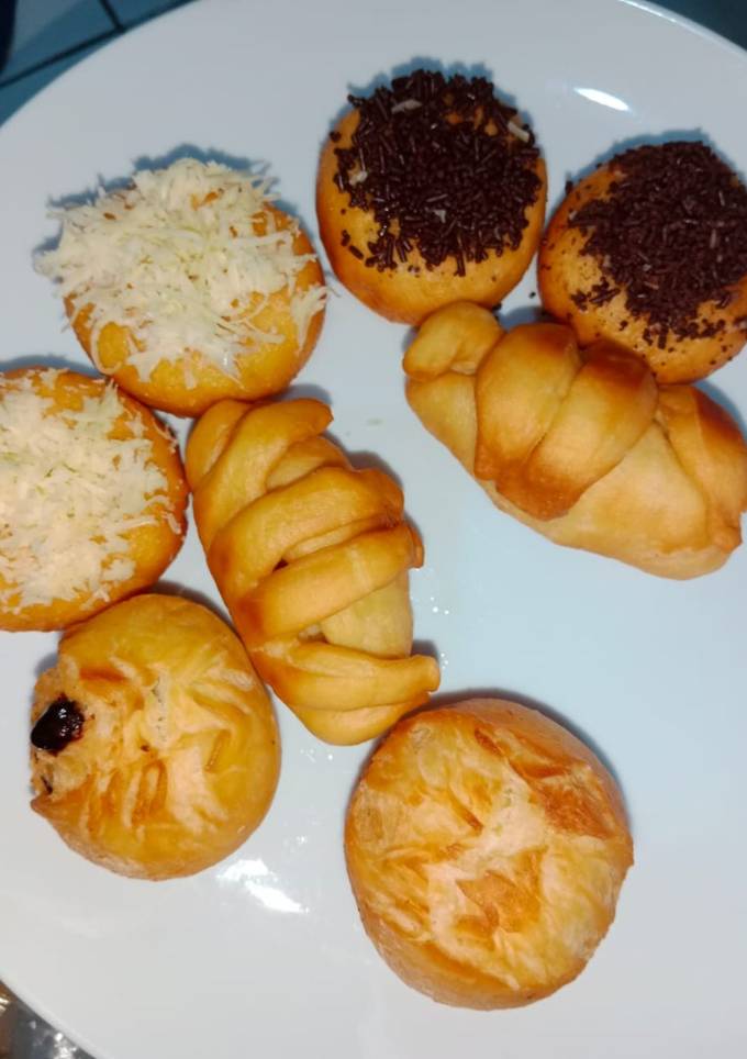 Resep Roti unyil (goreng) aka donat🍩 oleh Agsha - Cookpad