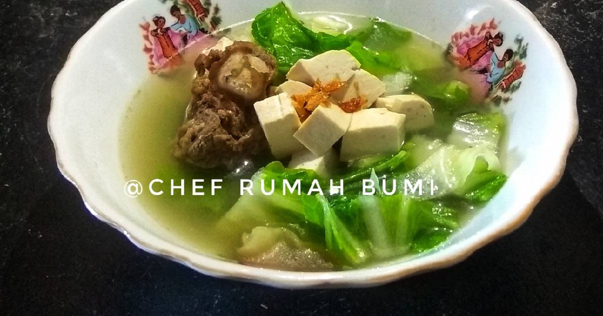 Resep 6. Sop Tahu Sawi Daging~ oleh Bumi Mita - Cookpad