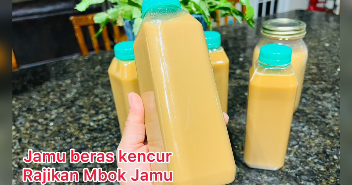 Resep Jamu Beras Kencur Resep Dari Mbok Jamu oleh Elisa’s Kitchen - Cookpad