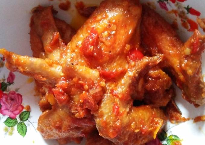 Resep Sayap Mercon (Simple Mode) oleh DapurNicen - Cookpad