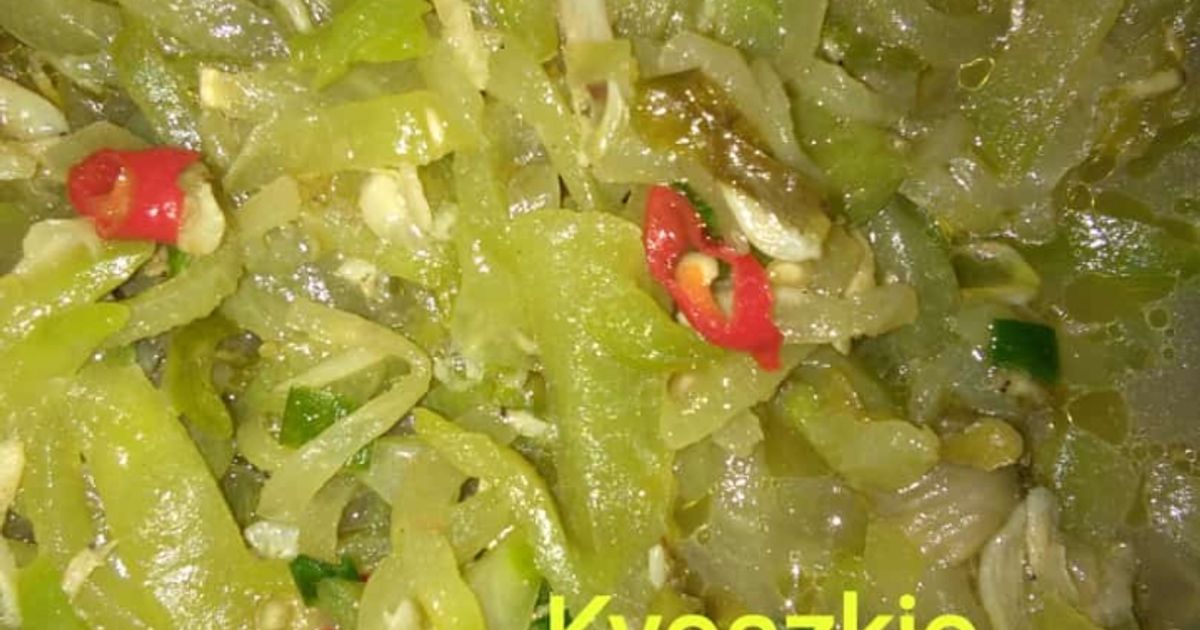 Resep Sayur "Labu Siam/Jipang" Udang Rebon oleh Kyoazkio "Cooking ...
