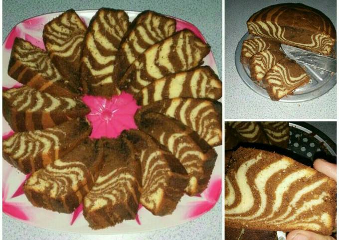 Resep Bolu zebra oleh endhah - Cookpad