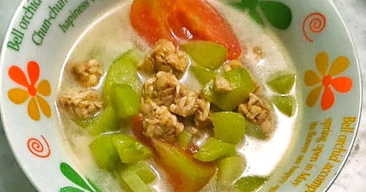 Resep Sayur Tempe Labu Kuah Santan Simple oleh Bubu Muthia - Cookpad